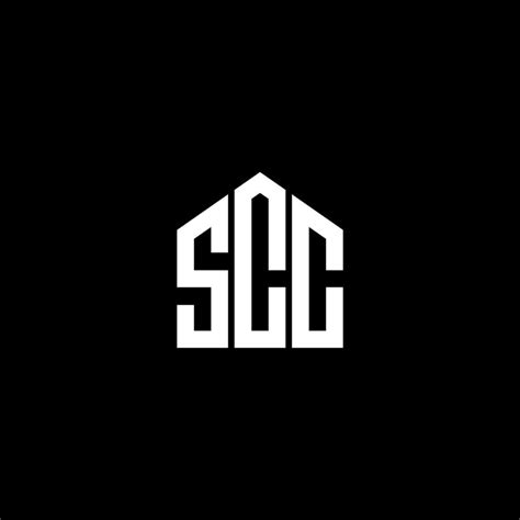 Scc Letter Logo Design On Black Background Scc Creative Initials