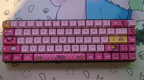 Kirby Keyboard Absolutely Love The Keycaps R Kirby
