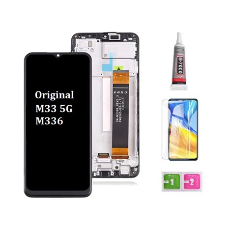 New Lcd With Frame For Samsung Galaxy M33 5g M336b Ds Lcd Display With