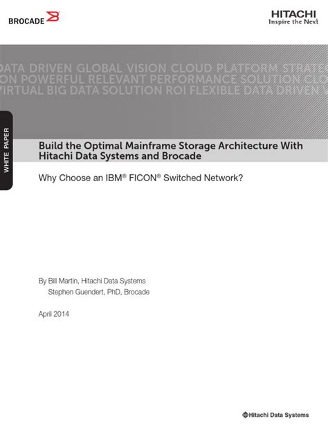 Brocade Hds Hitachi Build Optimal Mainframe Storage Architecture Wp Pdf Mainframe Computer