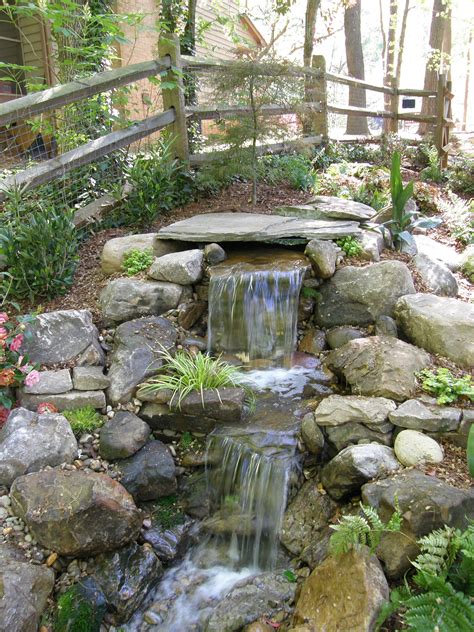 Beautiful Pondless Waterfalls Garden Design Ideas For Outdoor