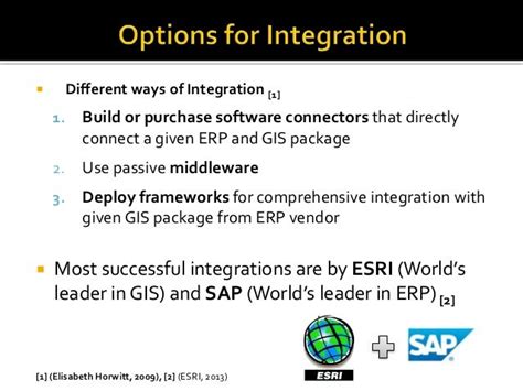 Exploring Erp And Gis Integration
