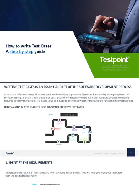 Testpoint How To Write Test Cases A Step By Step Guide Pdf Software