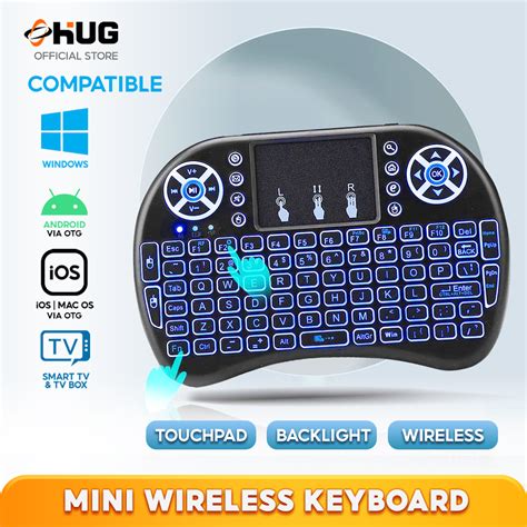 Mini Keyboard 2 4ghz 7 Color Backlight Wireless Mini Keyboard With