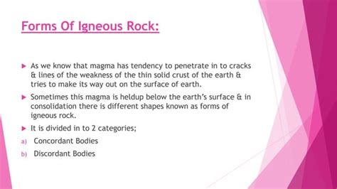 Igneous Rock PPT