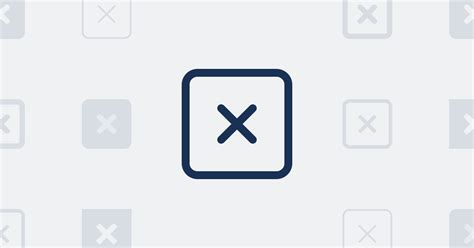 Square Xmark Light Icon Font Awesome