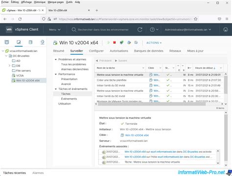 Schedule Tasks In The Vsphere Client On Vmware Vsphere 67 Vmware