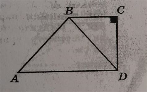 Диагональ Bd прямоугольной трапеции Abcd угол С прямой делит трапецию на два прямоугольных