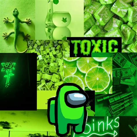 Among Us Lime Wallpapers Wallpaper Cave