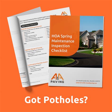 Hoa Maintenance Checklist Greater Chicagoland