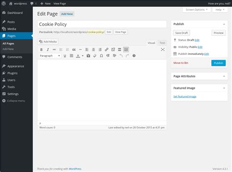 How To Edit A WordPress Page VNTweb
