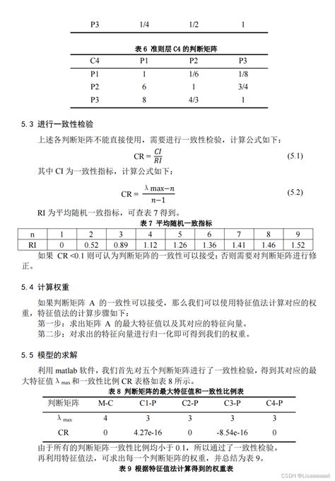 【清风数学建模课程】层次分析法模型笔记清风数模课程 Csdn博客