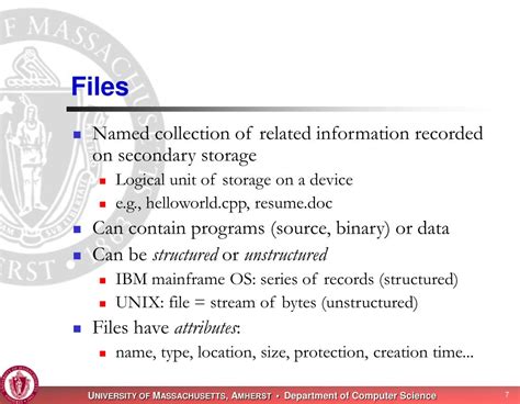 Ppt Operating Systems Cmpsci 377 Lecture 15 File Systems I Powerpoint Presentation Id880247