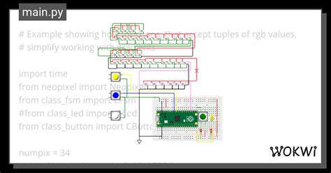 Mirroir Infinity 34led 15 10 Button Wokwi Esp32 Stm32 Arduino Simulator