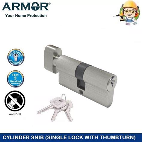 ARMOR CYLINDER SNIB SINGLE LOCK WITH THUMBTURN Lazada