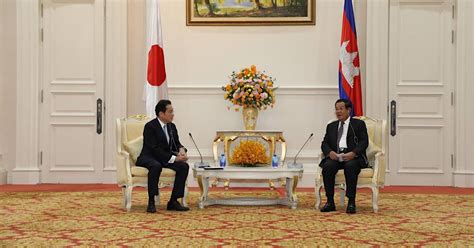 នាយករដ្ឋមន្រ្តីជប៉ុន បានជម្រាបសម្តេចតេជោ ហ៊ុន សែន ថា ការចូលរួមយ៉ាងសកម្មរបស់កម្ពុជា