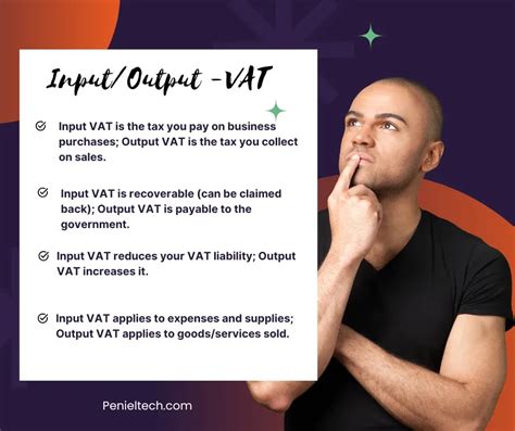 Input Vat And Output Vat Key Difference Penieltech