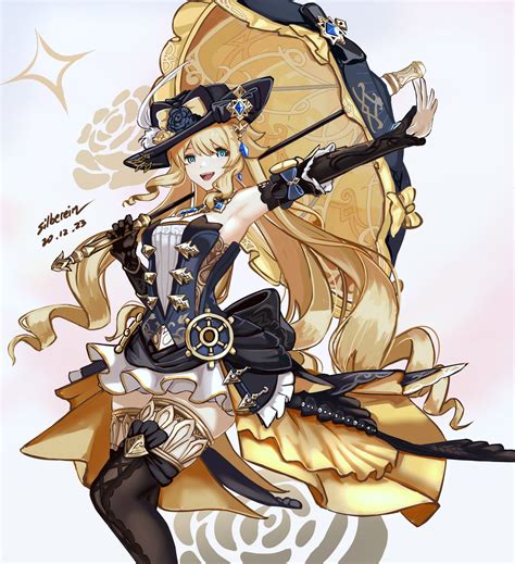 Navia Genshin Impact Drawn By Silberein Danbooru