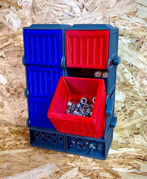 Cargo Containers 1x1 Mini Modular Storage 3d Model By Play Conveyor On Thangs