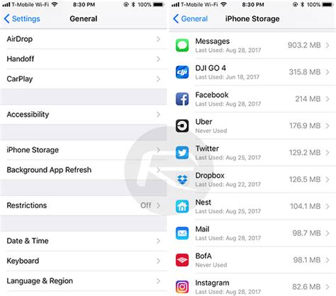 How To Use In Ios 11 Offload And Reinstall App Feature Manually To Save Storage Space Redmond Pie