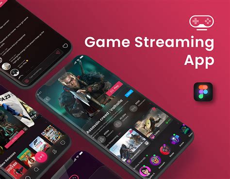 Game Streaming App Ui Design Figma