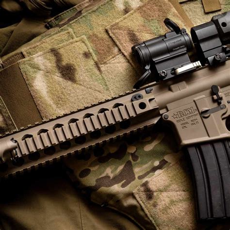 Rtg Parts Bravo Company Bcm Qrf 12 Picatinny Quad Rail In Flat Dark