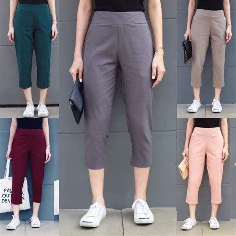 กางเกงขาเดฟผ้าลินิน กางเกงขาเดฟ5ส่วนผ้ายีนส์ กางเกงขาเดฟ5ส่วนหญิง กางเกงขา5ส่วนผู้หญิง กางเกงขา