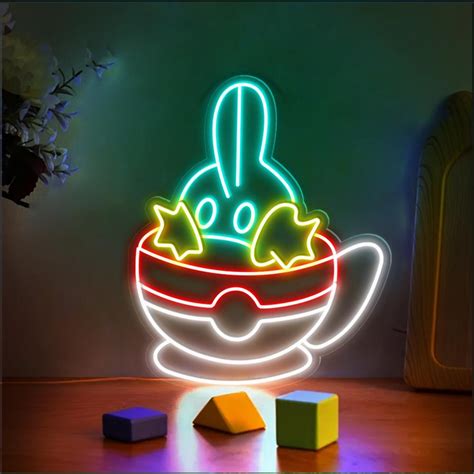 Pokemon Mudkip Neon Led Sign Dreamrooma