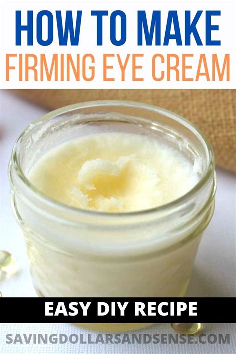 Firming Eye Cream Recipe Artofit
