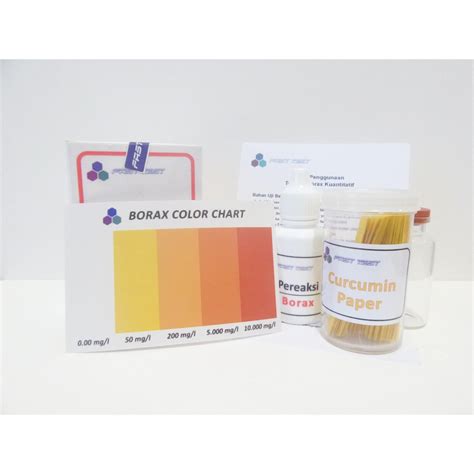 Jual Test Kit Borax Kuantitatif 100 Test Alat Uji Boraks Testkit