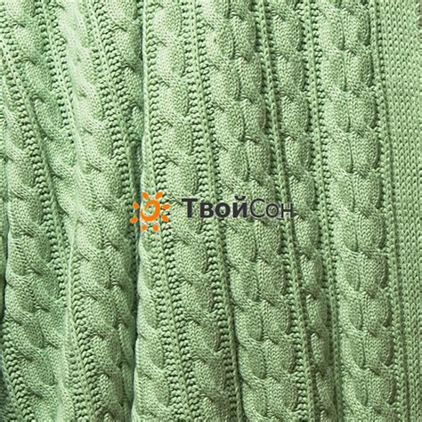 Плед детский вязаный Imperio 36 зеленый, Португалия - "Твой Сон"