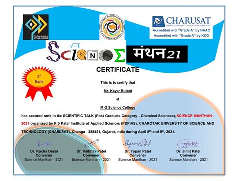 Keyur Butani On Linkedin Science Chemistrydepartment Winningmoment2021