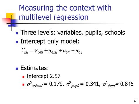 PPT Multilevel Models In Survey Error Estimation PowerPoint Presentation ID