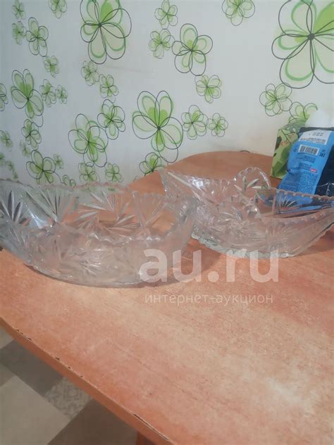 Салатник хрусталь СССР — купить в Красноярске Состояние Б у Тарелки блюда салатники на