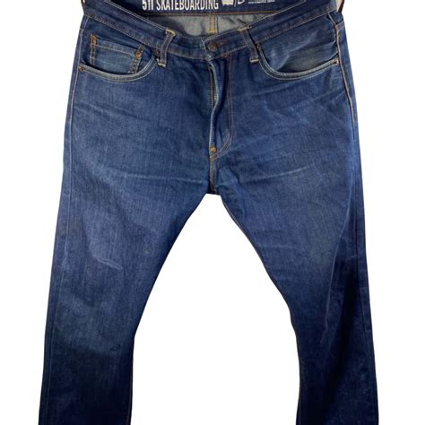 Levis X Nike Sb Mens Size 32 511 Slim Skate Jeans Blue S Used Good