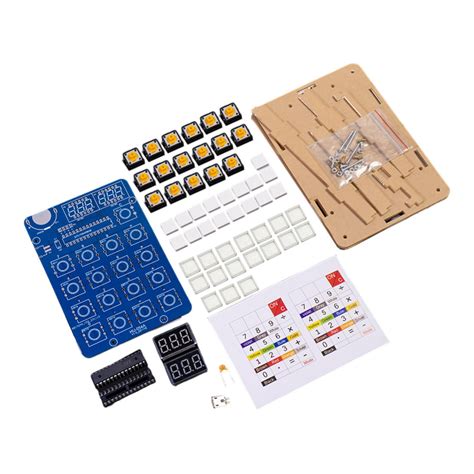 Amleso 6 Digits Diy Calculator Kit Desk Calculator Solder Practice Soldering Practice Kit Daily