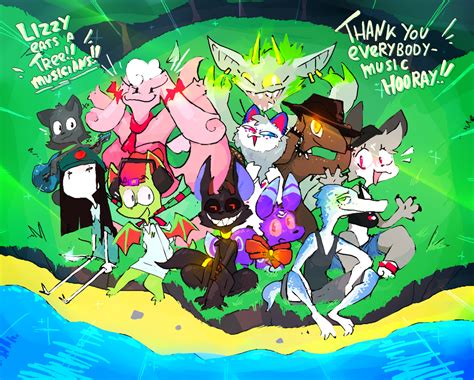 Lizzy Eats A Tree The Musicians — Weasyl