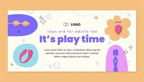 Ручной обращается секс игрушки горизонтальный баннер Бесплатно векторы