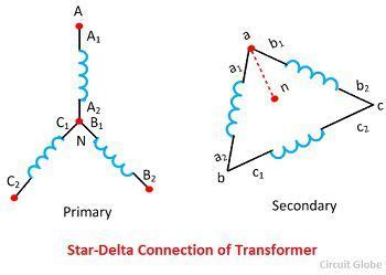 Three Phase Transformer Connections Circuit Globe