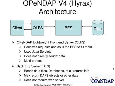PPT OPeNDAP The Open Source Project For A Network Data Access Protocol BOM Tutorial
