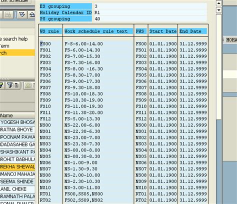 Solved Personnel Subarea Grouping For Work Schedules Sap Community