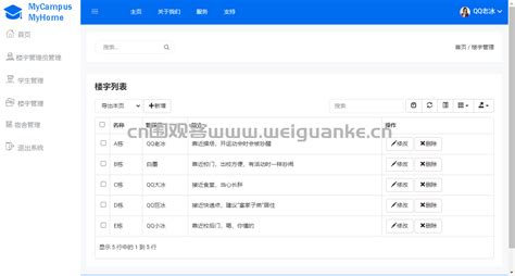 校园宿舍管理系统
