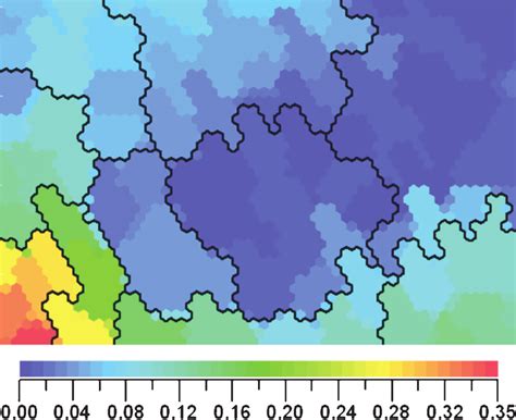 Som Colored By Each Objective Function A The Shift Of The Aerodynamic Download Scientific