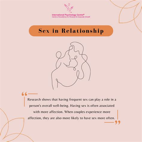 International Psychology Centre On Linkedin Intimacy Frequency Doesnt