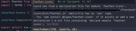 Add Ts Declaration File Issue Feathericons Feather Github