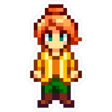 Stardew Valley Robin Full Body Sticker In 2025 Stardew Valley Game