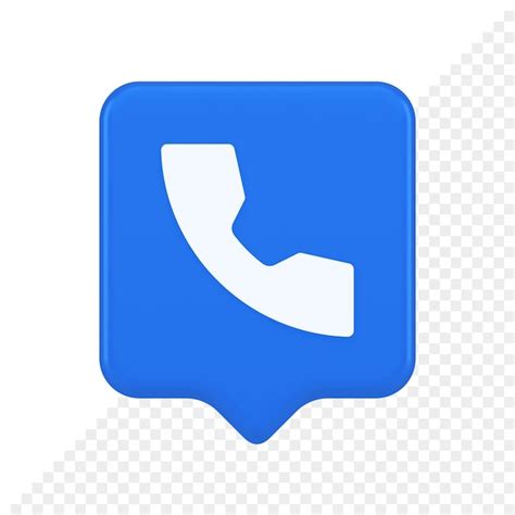 Premium Psd Phone Call Contact Voice Communication Button Web Application Design 3d Realistic