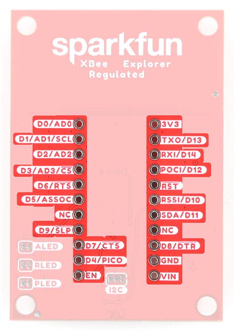 Hardware Overview Sparkfun Digi Xbee® Explorer Regulated Board Hookup