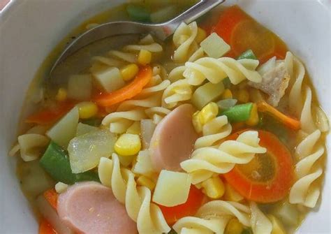 Resep Fusilli Soup Oleh Bethany Asmara Cookpad
