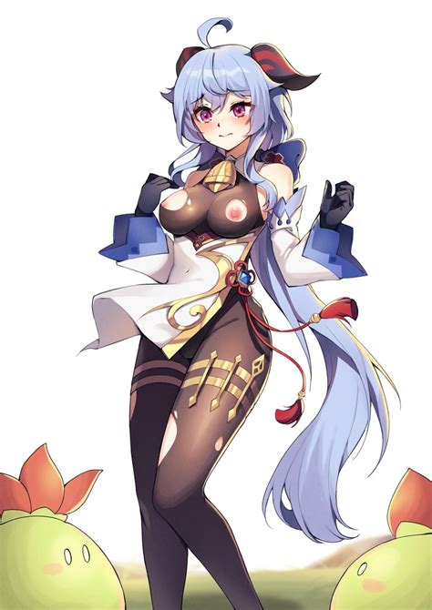 Ganyu And Slime Genshin Impact Drawn By Ugwa Danbooru